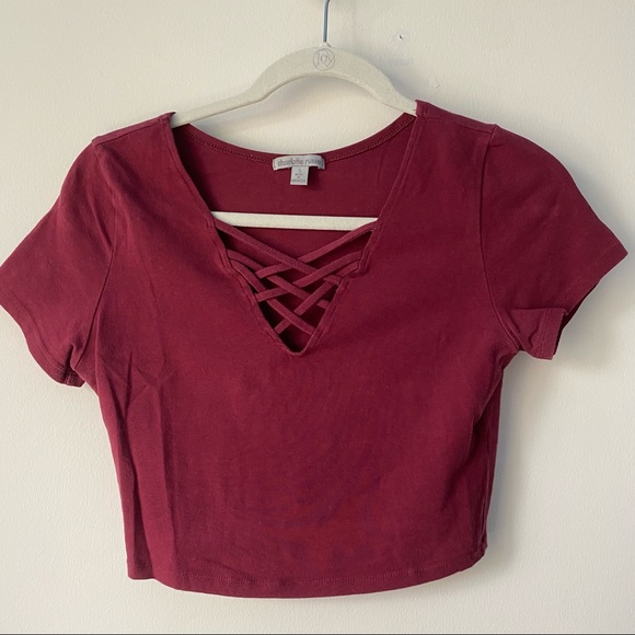 Charlotte Russe | Tops | Charlotte Russe Stringy Crop Top | Poshmark